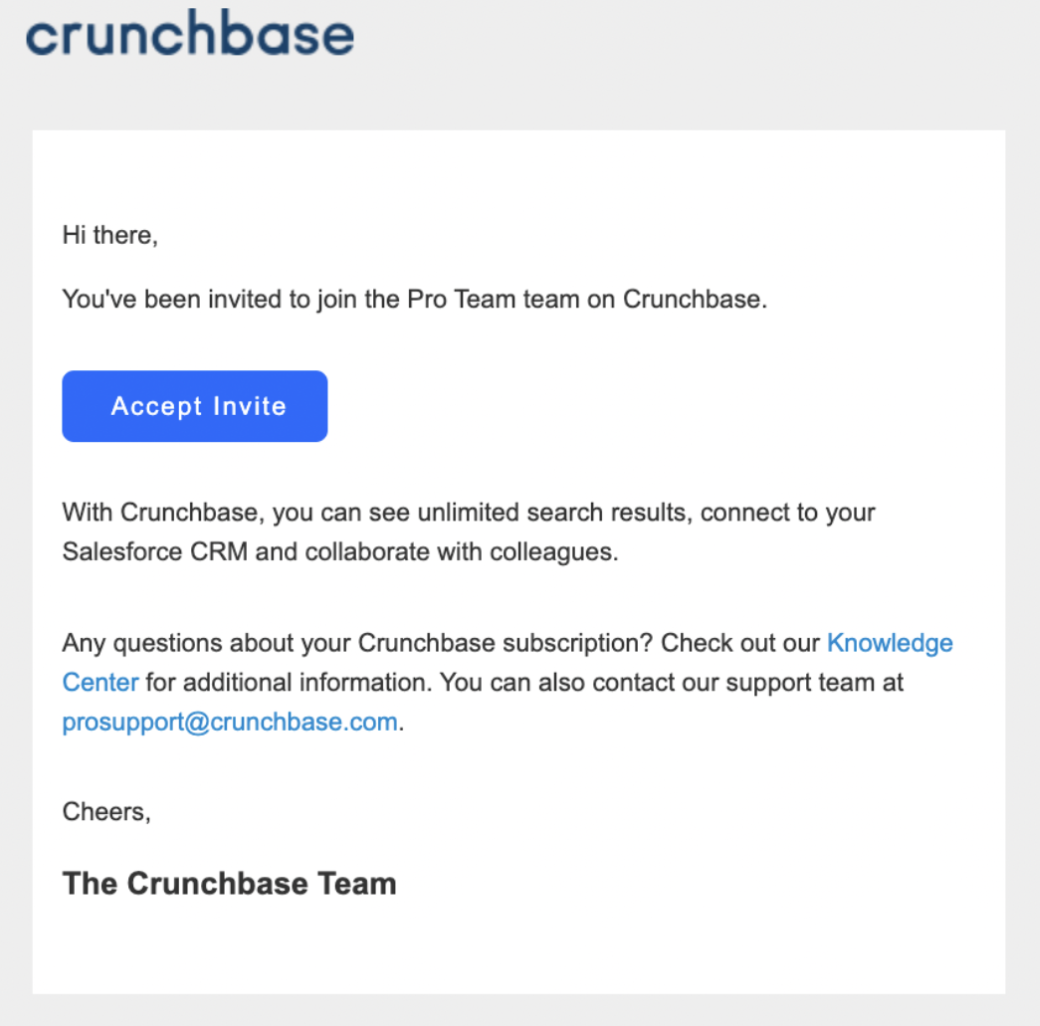 How to join a new team – Crunchbase | Knowledge Center