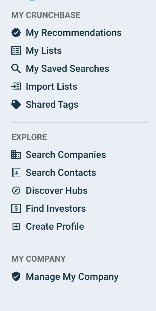 CRM Search Filter – Crunchbase | Knowledge Center