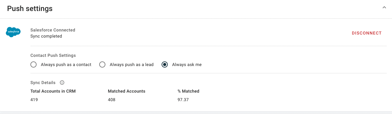Push Settings – Crunchbase | Knowledge Center