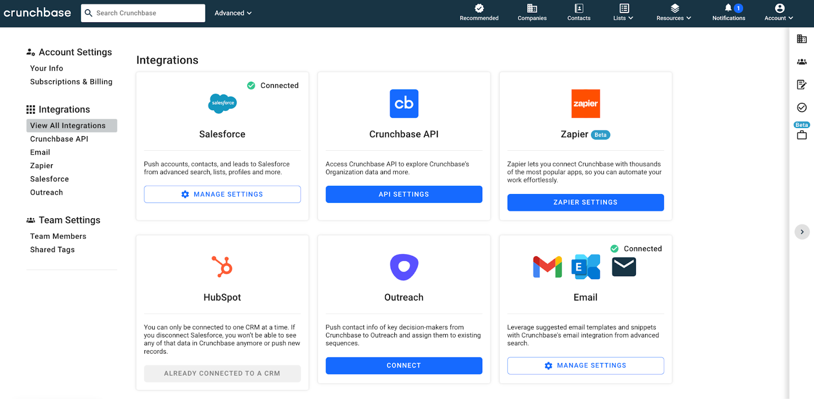 Navigating Crunchbase Pro – Crunchbase | Knowledge Center