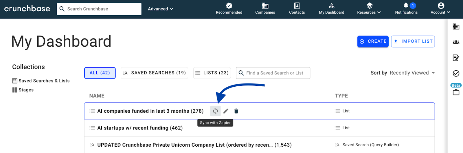 Getting Started with the Zapier Integration – Crunchbase | Knowledge Center
