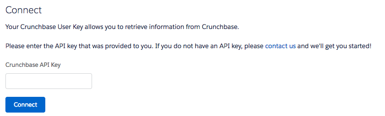 How to Update Your CRM Enrichment with Your New Crunchbase API Key – Crunchbase | Knowledge Center